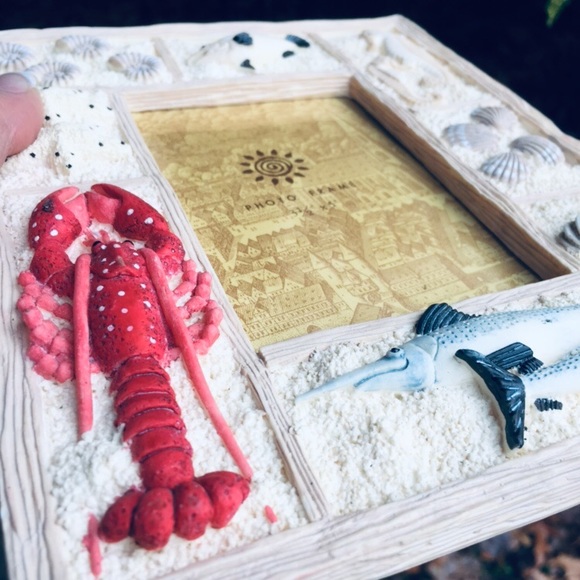 Hallmark | Accents | Nautical Sea Creatures Picture Frame Nwt | Poshmark